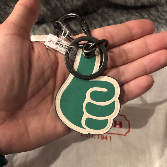 Coach | Accessories | Coach Thumbs Up Keychainbag Charm Nwt | Poshmark
